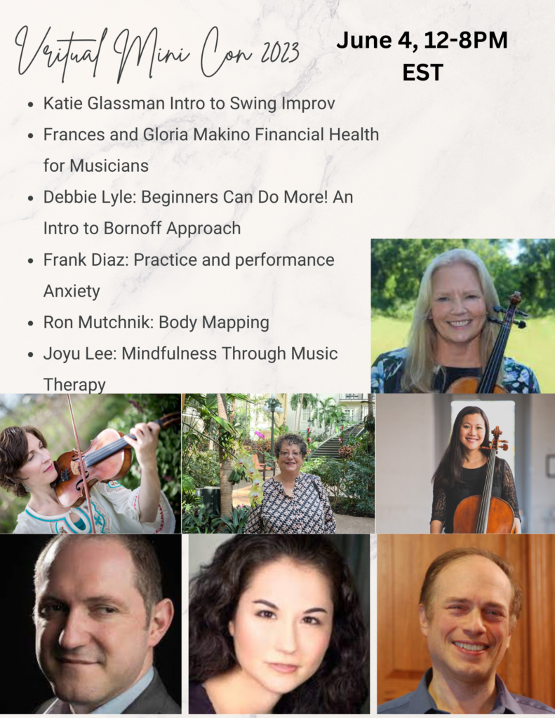 Virtual Mini Conference featuring Katie Glassman, Frank Diaz, Joyu Lee ...